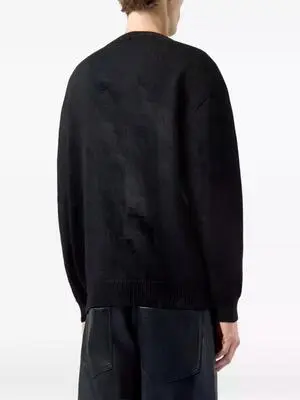 Gcds Stud-embellished Logo Sweater