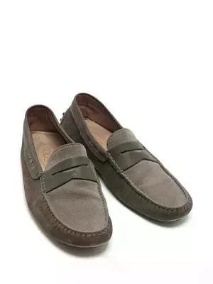 TOD'S Gommino Penny Loafers - Grey