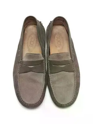 TOD'S Gommino Penny Loafers - Grey