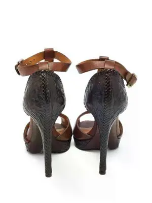 Ralph Lauren T-strap Peep-toe Pumps