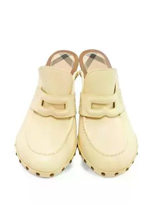 Burberry Stud-trimmed Clogs