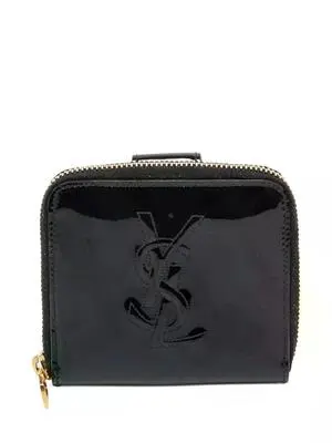 Saint Laurent 2013 Cassandre Patent Leather Coin Purse - Black