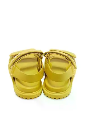 Dior Dioract Slingback Sandals - Yellow