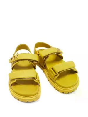 Dior Dioract Slingback Sandals - Yellow