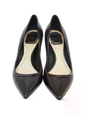 Dior Patent-trimmed Pointed-toe Pumps