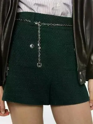 Maje Chain-belt Shorts