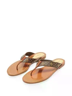 LOUIS VUITTON Sunny Studded Thong Sandals