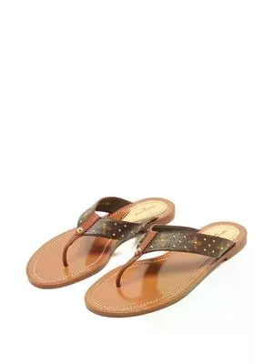 LOUIS VUITTON Sunny Studded Thong Sandals
