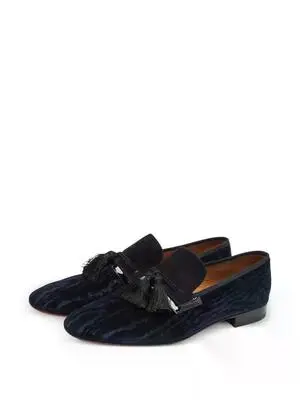 CHRISTIAN LOUBOUTIN Dandelion Tassel Loafers - Blue