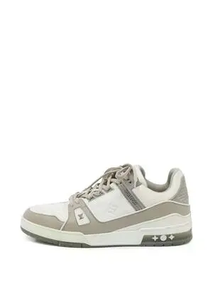 LOUIS VUITTON Leather Low-top Sneakers - White