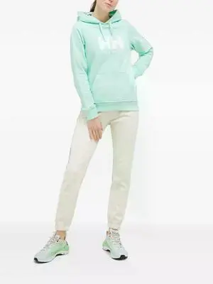 Helly Hansen Logo Print Hoodie - Green
