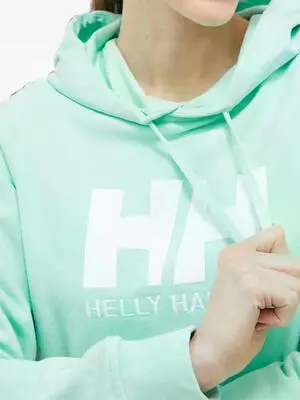 Helly Hansen Logo Print Hoodie - Green