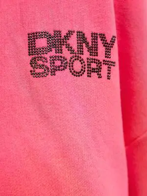Dkny Logo-embellished V-neck Sweater