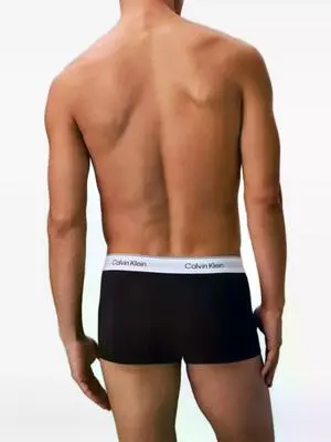 Calvin Klein Logo-waistband Boxers - Black