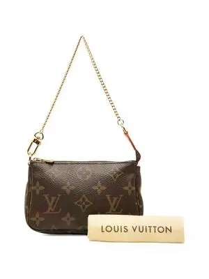 LOUIS VUITTON 2013 Monogram Mini Pochette Accessoires Handbag - Brown