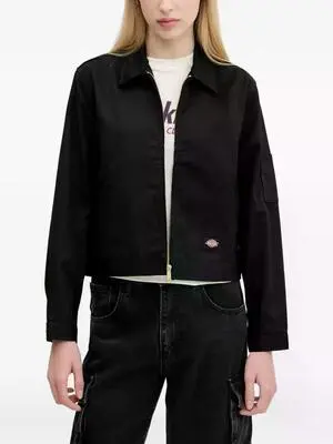 Dickies Zip Front Jacket With Pointed Collar