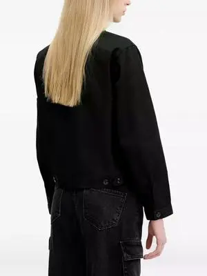 Dickies Zip Front Jacket With Pointed Collar