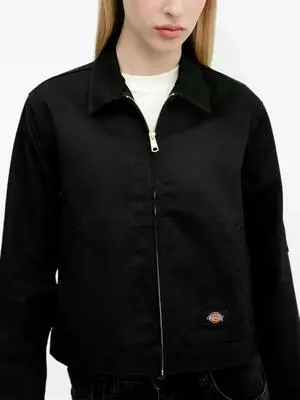 Dickies Zip Front Jacket With Pointed Collar