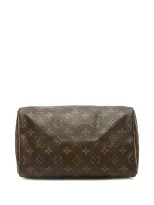 LOUIS VUITTON Monogram Speedy 25 Boston Bag - Brown