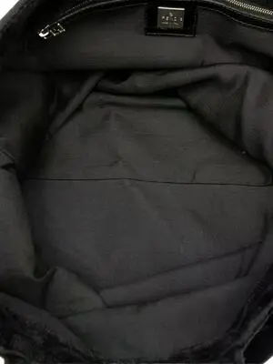 Fendi Velour Logo Tote Bag