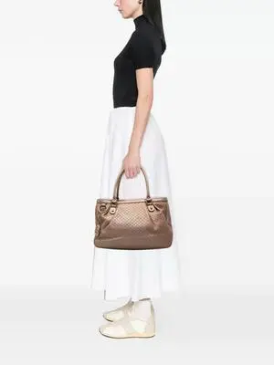 Gucci Metallic Microssima Sukey Tote Bag