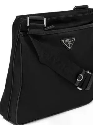 Prada Logo-plaque Shoulder Bag