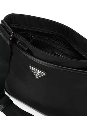 Prada Logo-plaque Shoulder Bag