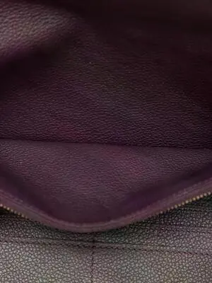LOUIS VUITTON 2011 Monogram Empreinte Sarah Wallet Long Wallets - Purple