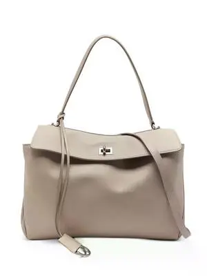 Balenciaga Balenciaga Rodeo Leather Top Handle Bag Neutrals