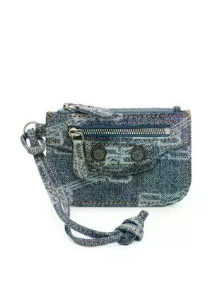 Balenciaga Le Cagole Denim Coin Purse