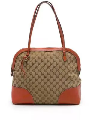 Gucci Gg Canvas Bree Dome Tote Bag