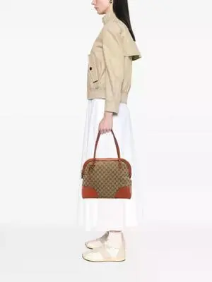 Gucci Gg Canvas Bree Dome Tote Bag
