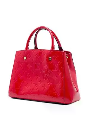 LOUIS VUITTON 2015 Monogram Vernis Montaigne Bb Satchel