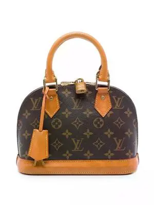 LOUIS VUITTON Monogram Alma Bb Satchel