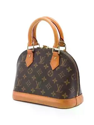 LOUIS VUITTON Monogram Alma Bb Satchel