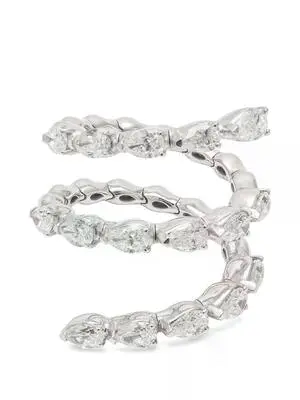 ZYDO Diamond Spiral Ring - Silver
