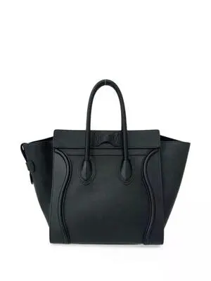 CELINE 2017 Mini Calfskin Luggage Tote Bag