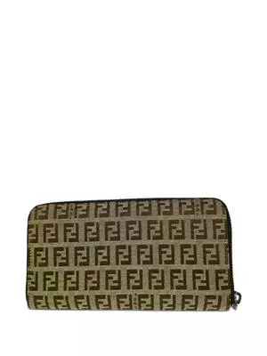 Fendi 2001 Zucchino Zip-around Wallet