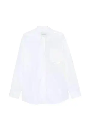 AMI Paris Chest-pocket Button-fastening Shirt - White