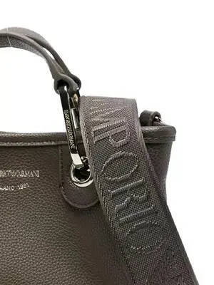 Emporio Armani Mini Myea Pebbled-texture Tote Bag