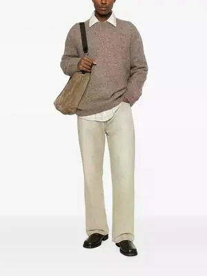 A.p.c. Crew Neck Ribbed-trim Sweater