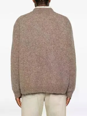 A.p.c. Crew Neck Ribbed-trim Sweater