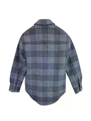 REFORMATION Plaid Print Wool Jacket
