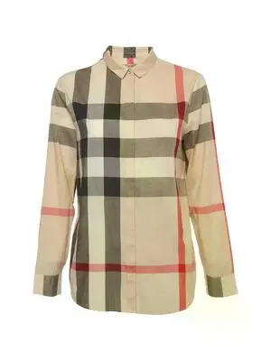 Burberry Checkered Long-sleeve Shirt