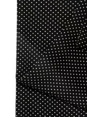 CENERE GB Polka-dot Fringed Scarf