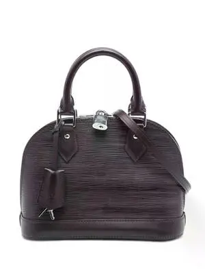 LOUIS VUITTON 2014 Epi Alma Bb Satchel - Purple