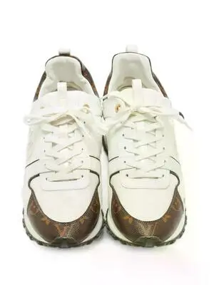 LOUIS VUITTON Run Away Monogram Sneakers - White