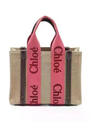 Chloé Small Woody Tote Bag - Brown