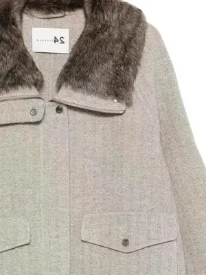 MANZONI 24 Herringbone-weave Jacket