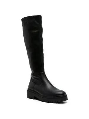MEXX Logo Plaque Lug Sole Boots